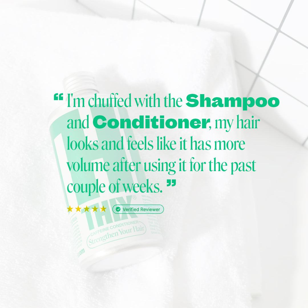 THIX® Caffeine Shampoo + Conditioner | Best for Hair Growth
